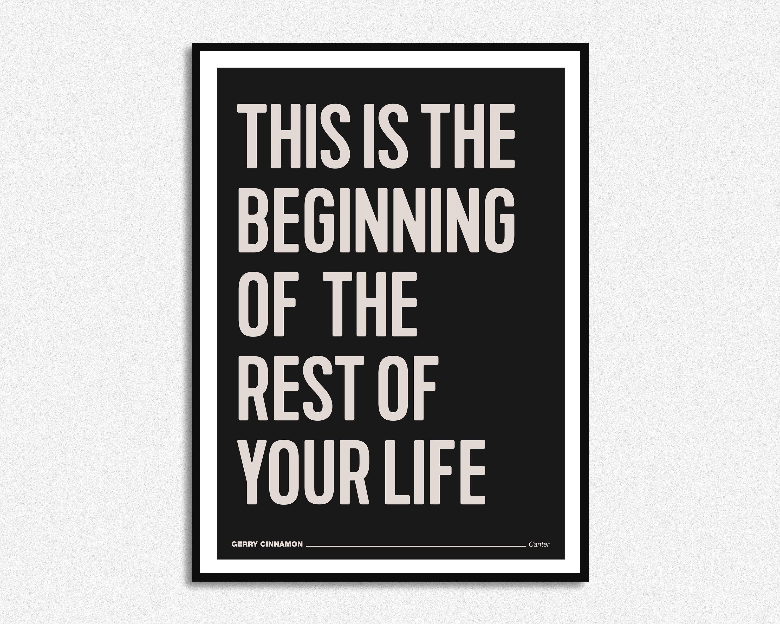 Gerry Cinnamon Canter Lyrics Print Music Print A5 A4 A3 - Etsy UK