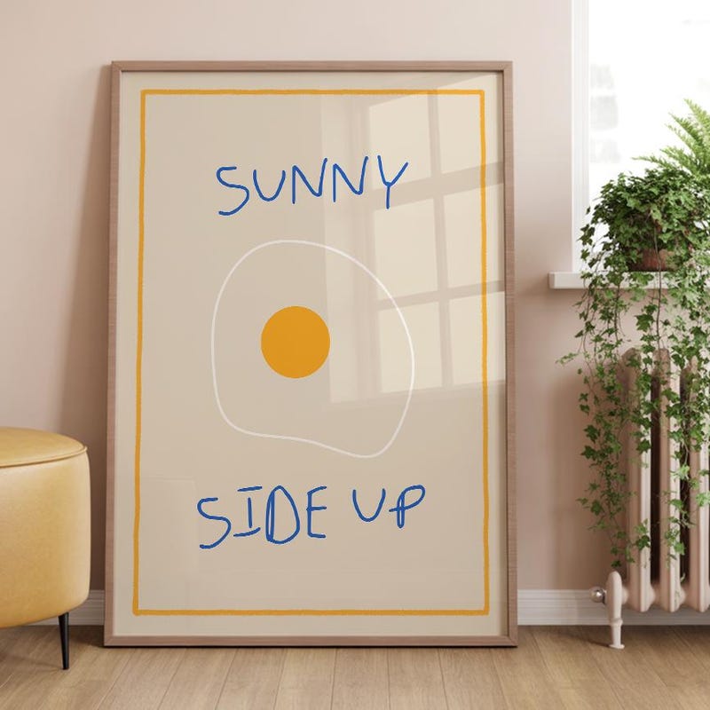 Sunny Side up Frame - Etsy UK