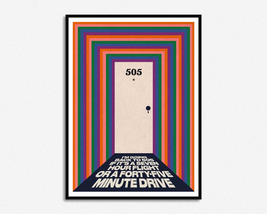 505 Print | A5 A4 A3 | Unframed Indie Rock Art | Gig Concert Poster - Etsy