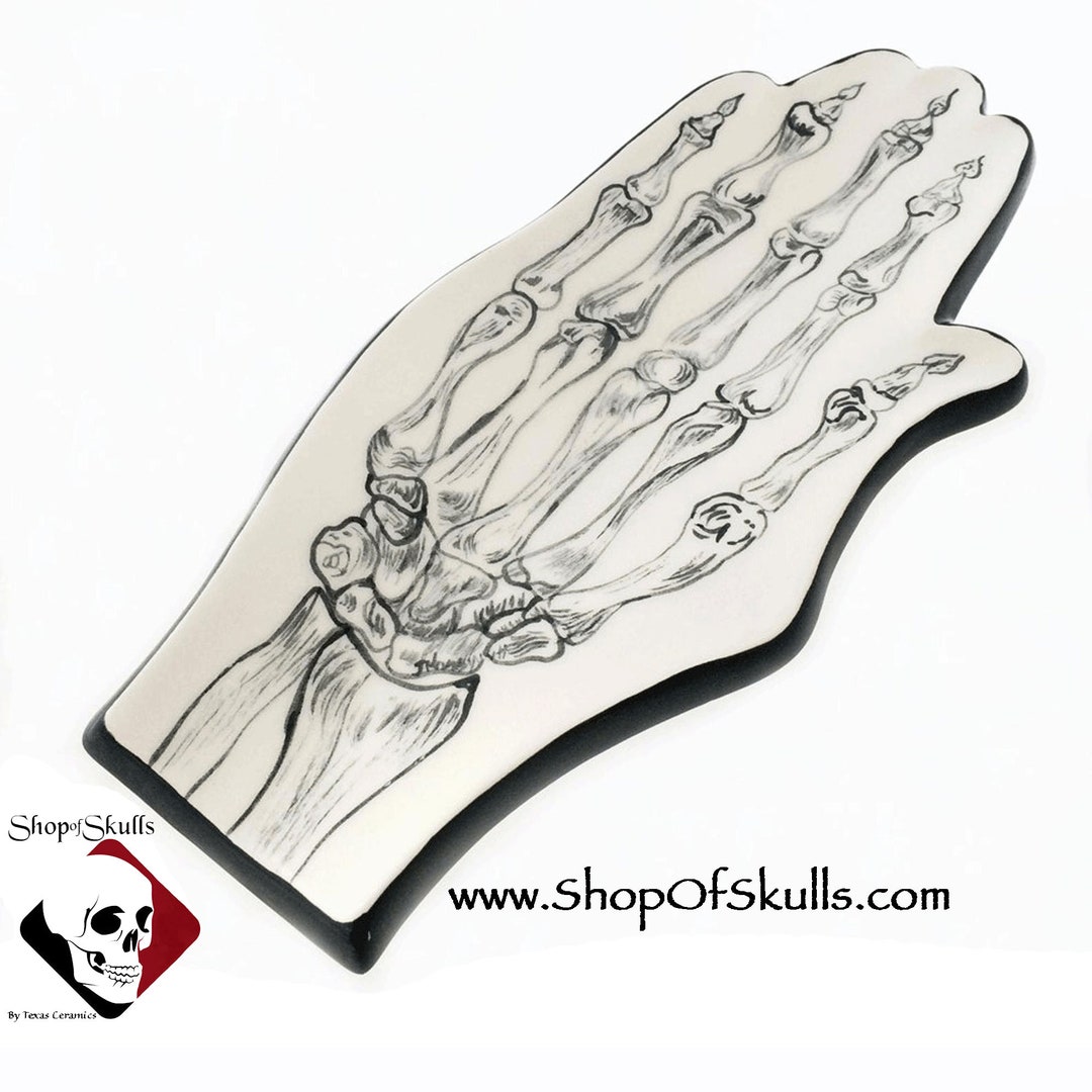 Skeleton Hand Spoon Rest Haunting Kitchen Decor Cook Stove Utensil ...