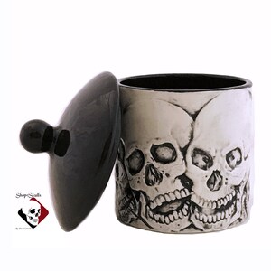 Skull Kitchen Set 4 Piece Utensil Holder Skull Design Sugar - Etsy Canada