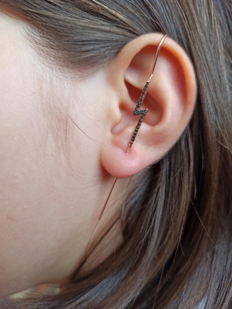 Cane Earrings Earrings Stud Rod Earring Rod Ear Cuff - Etsy