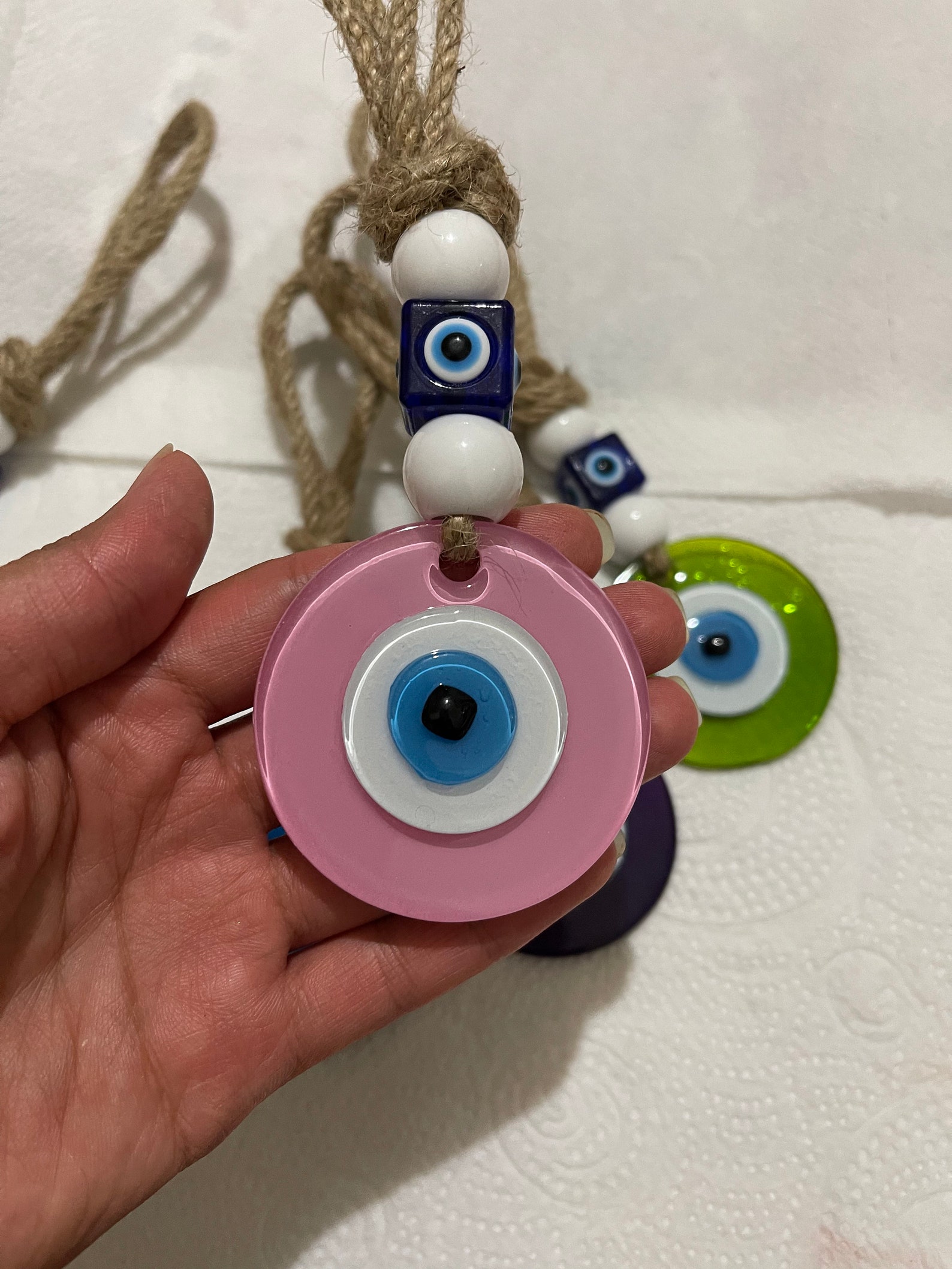Color Evil Eye Wall Decor, Home Decor, New Home Gift, Wall Decors, Evil ...