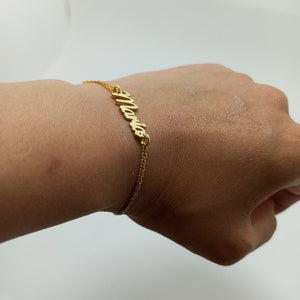 Personalized Bracelet , Name Bracelet ,silver Bracelet , Lady Bracelet ...