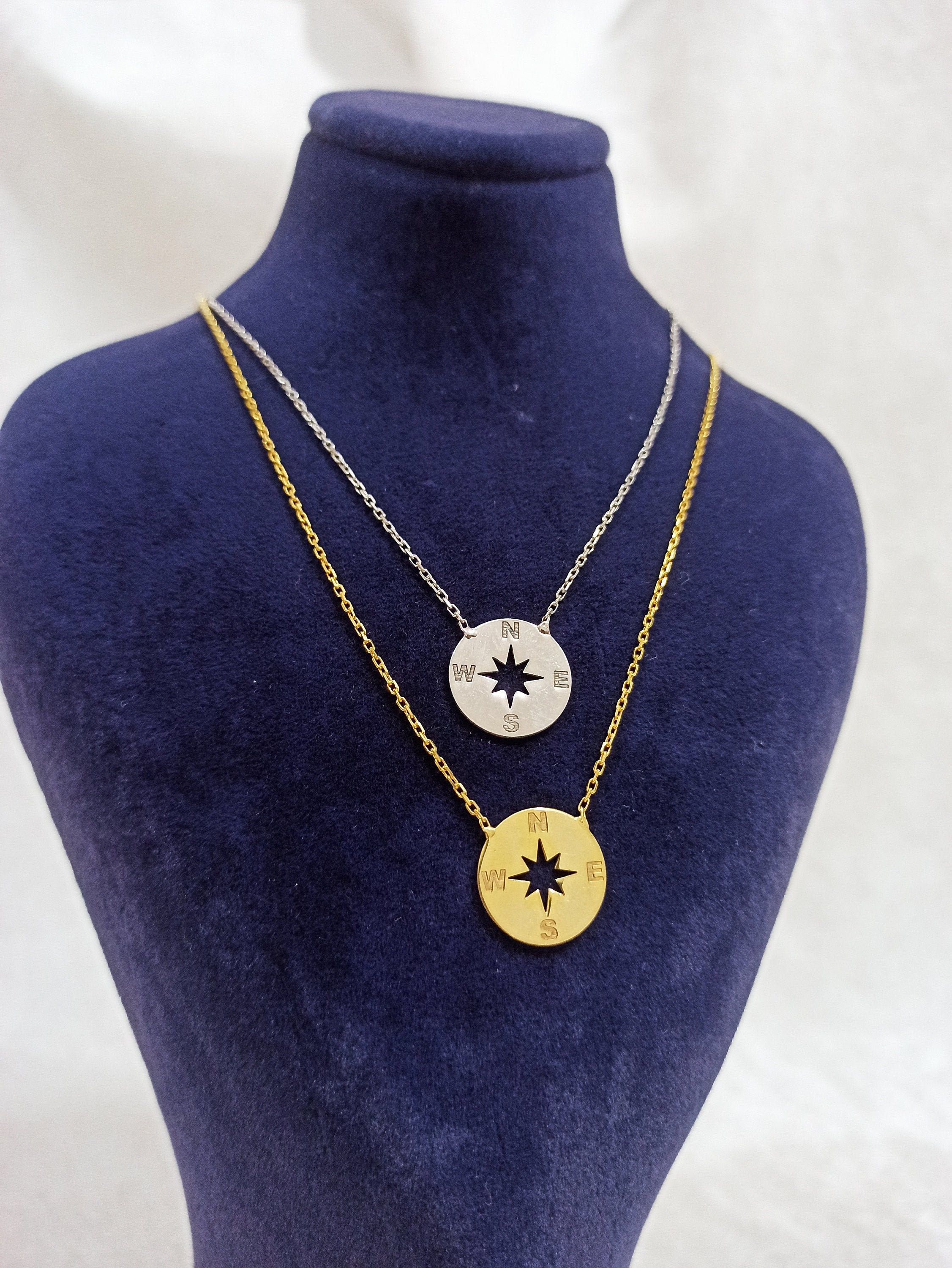 Wind rose Necklace compass Necklace wind rose pendant | Etsy