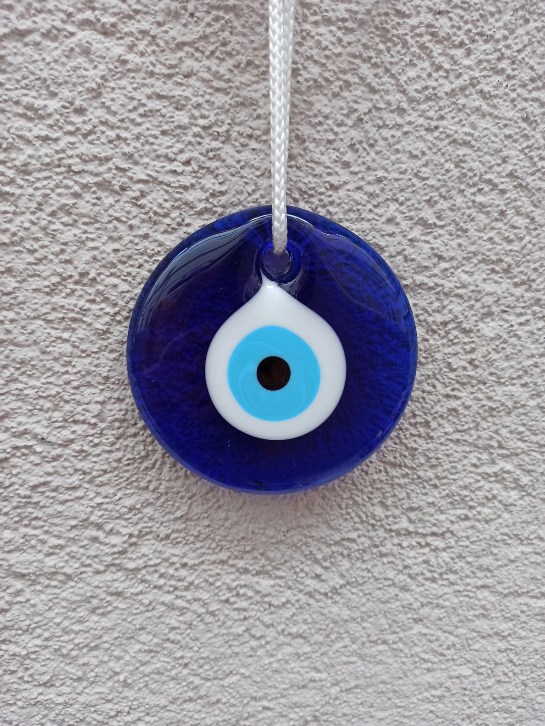 Evil Eye Wall Decor, Blue Evil Eye , Home Decor, Glass Evil Eye , 7 Cm ...