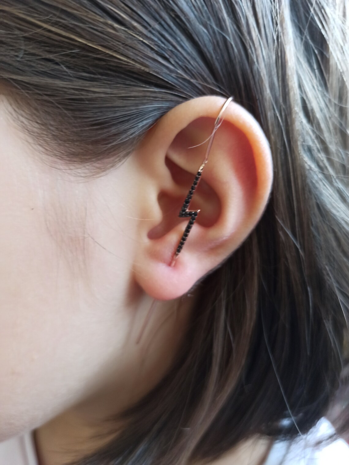 Cane Earrings Earrings Stud Rod Earring Rod Ear Cuff - Etsy