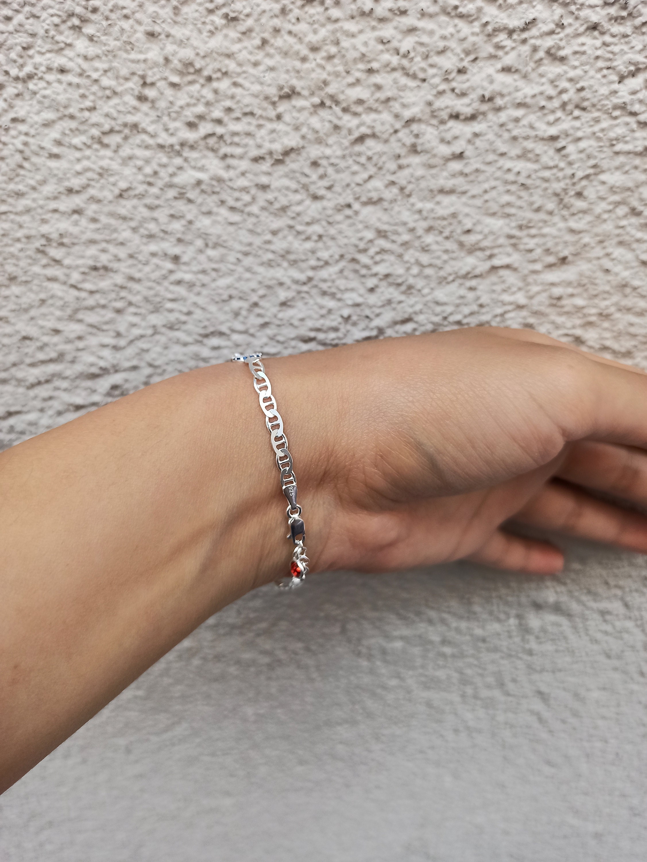 Personalized Bracelet, Name Bracelet, Evil Eye Bracelet, Silver Evil ...