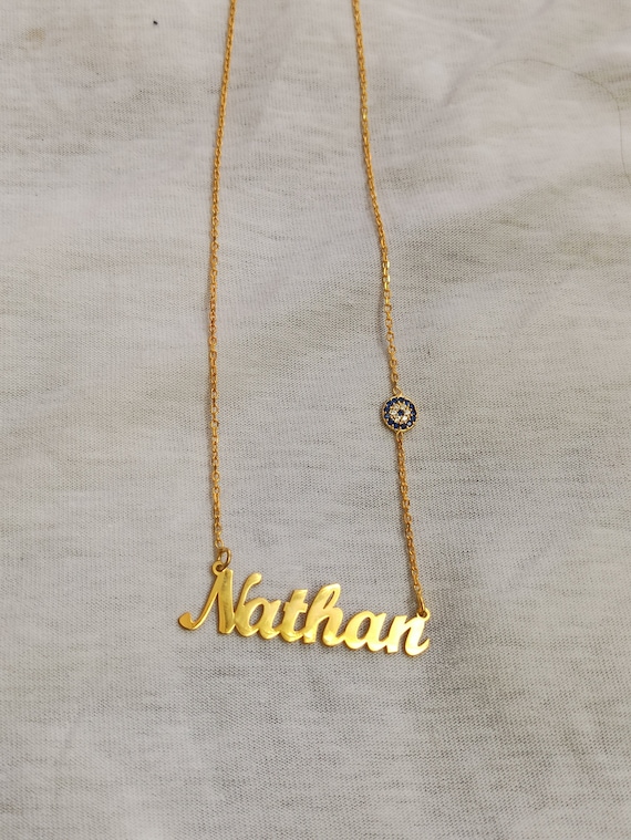 Sterling Silver Name Necklace Personalized Jewelry Gift for Mom Gift for Dainty Gift for Her Costume Name Necklace Gift Jewelry