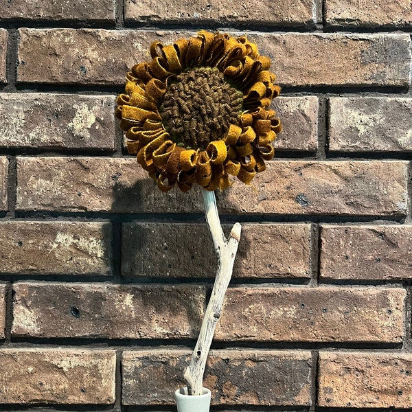 Primitive Sunflower - Etsy