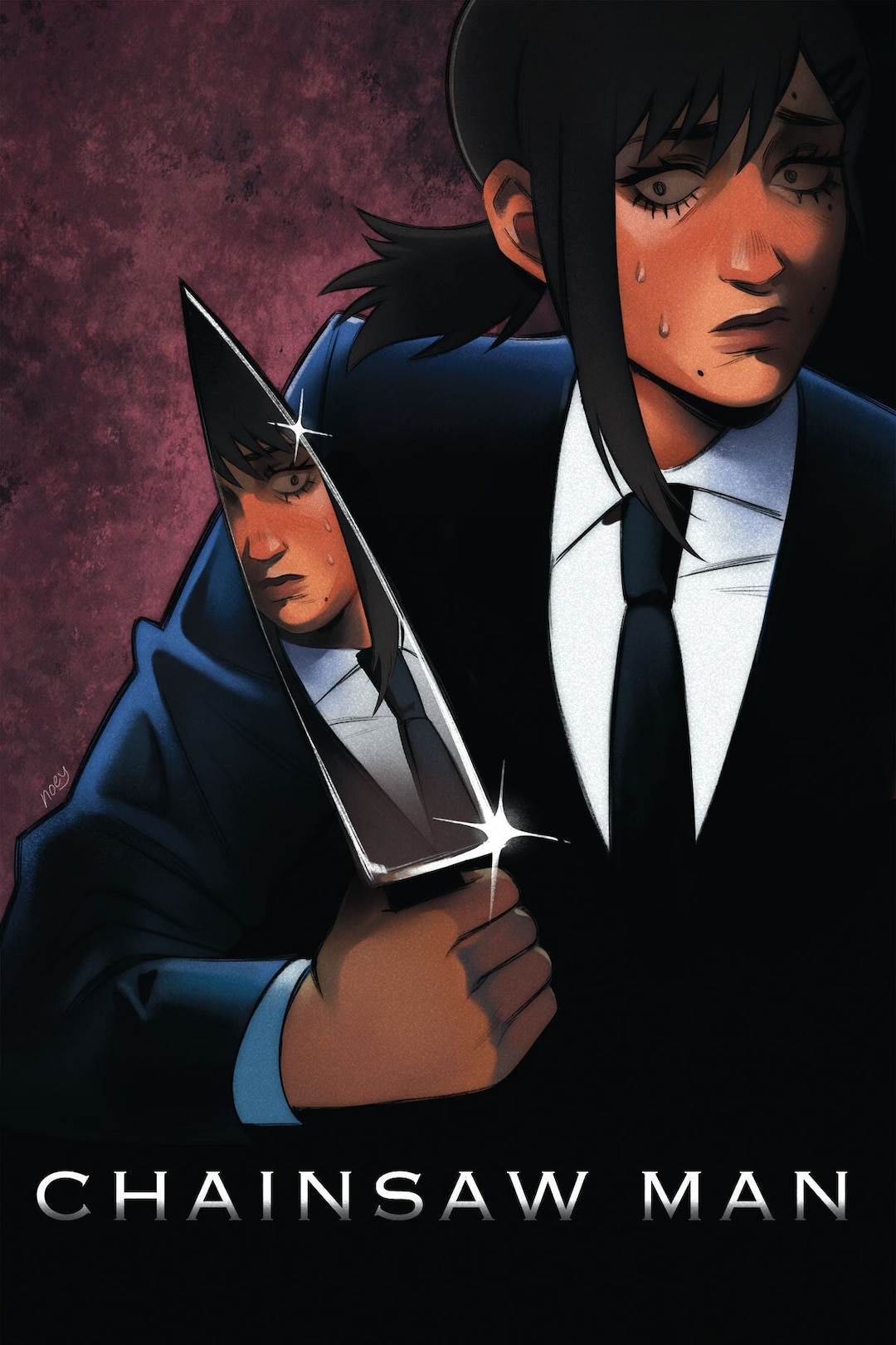 Chainsaw Psycho Print - Etsy