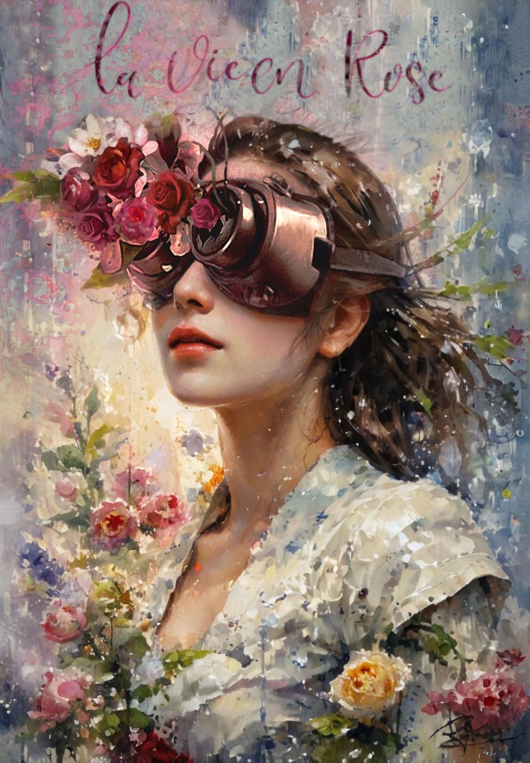 Art Print Poster for Wall Decoration, Home Decor, La Vie En Rose – A ...
