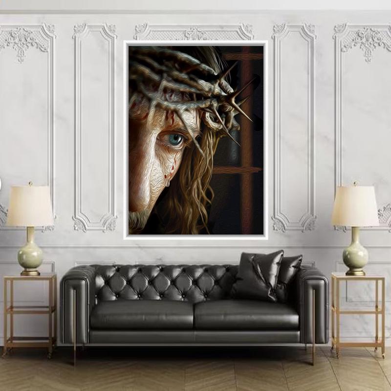Jesus Christ Religious Painting “the Gaze of Christ” – Spiritual Art ...