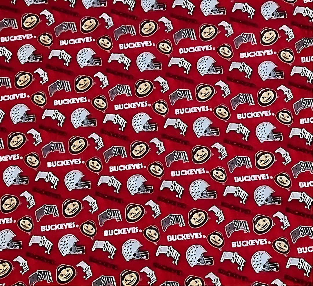Ohio State University Tone OSU Cotton Fabric - 1/2 Yard - Etsy