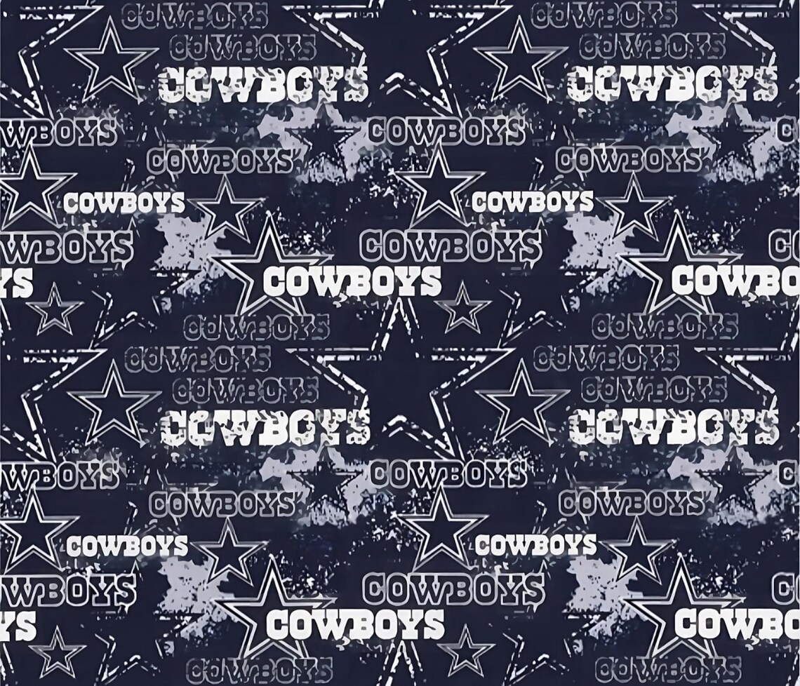 Dallas Cowboys Cotton Fabric Distressed - 1/2 Yard - Etsy