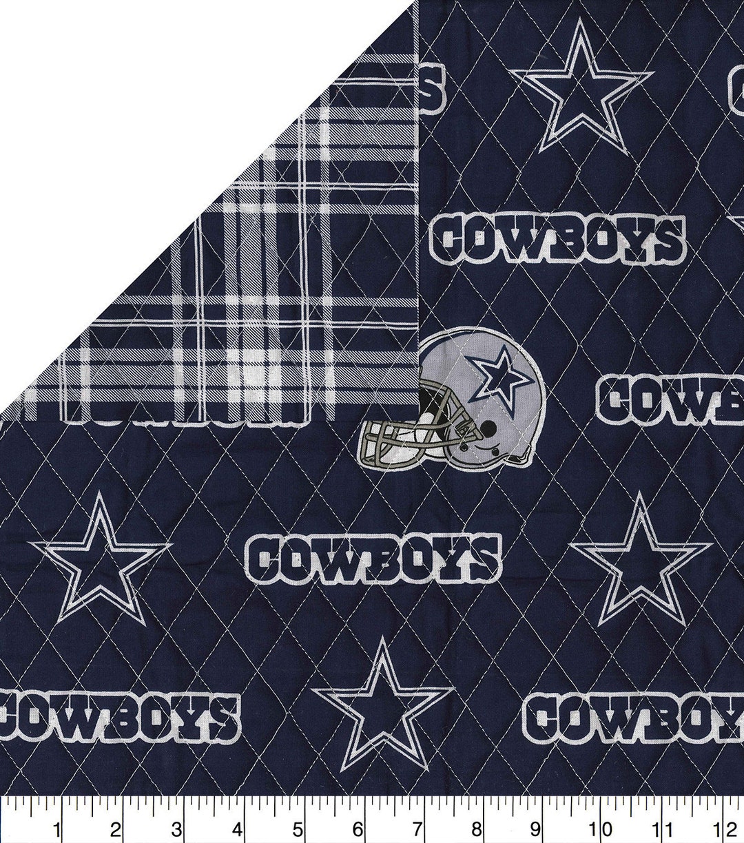 Dallas Cowboys Double Faced Quilt Cotton Fabric - 1/2 Yard - Etsy