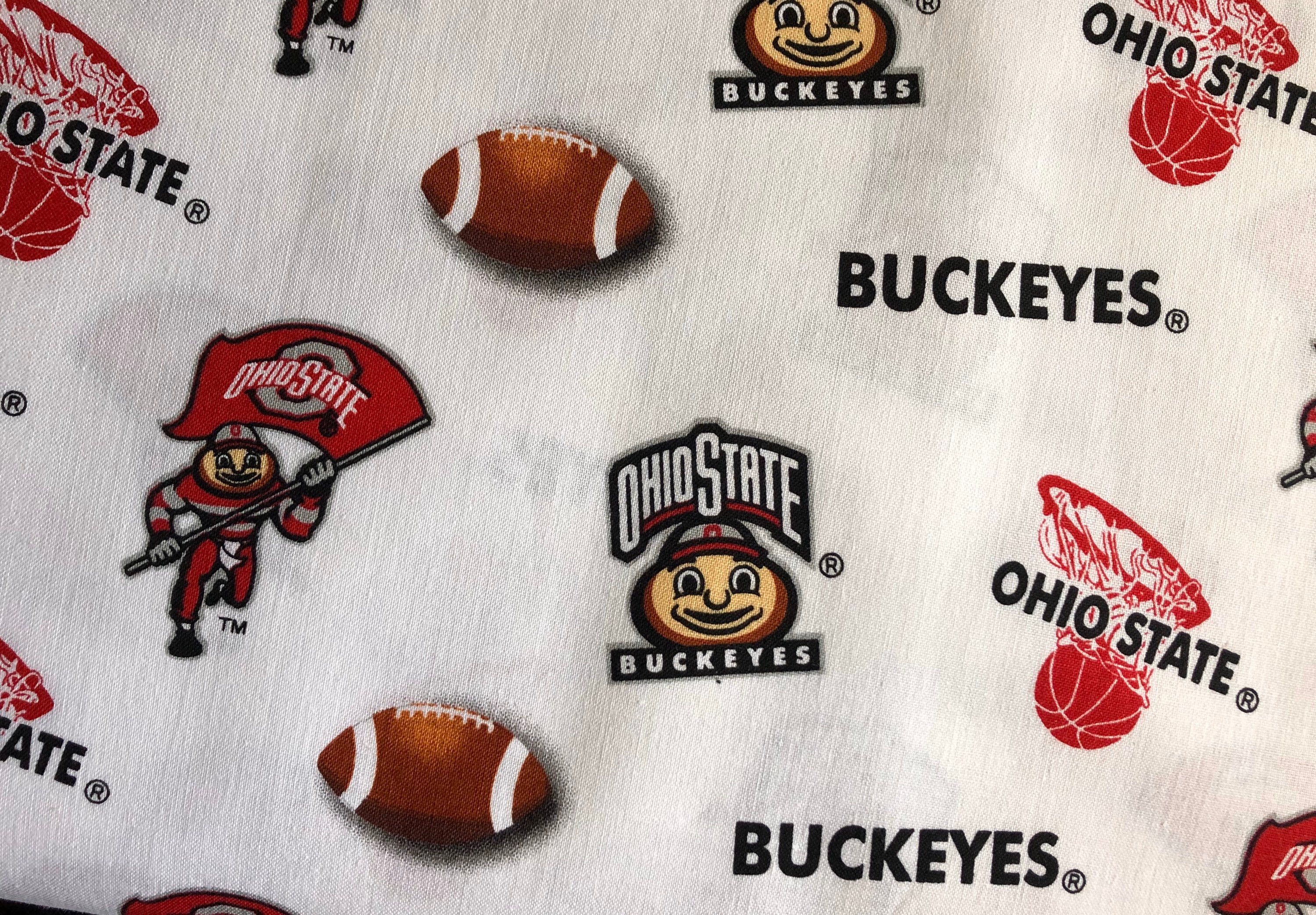 Ohio State University OSU Cotton Fabric 1/2 Yard | Etsy