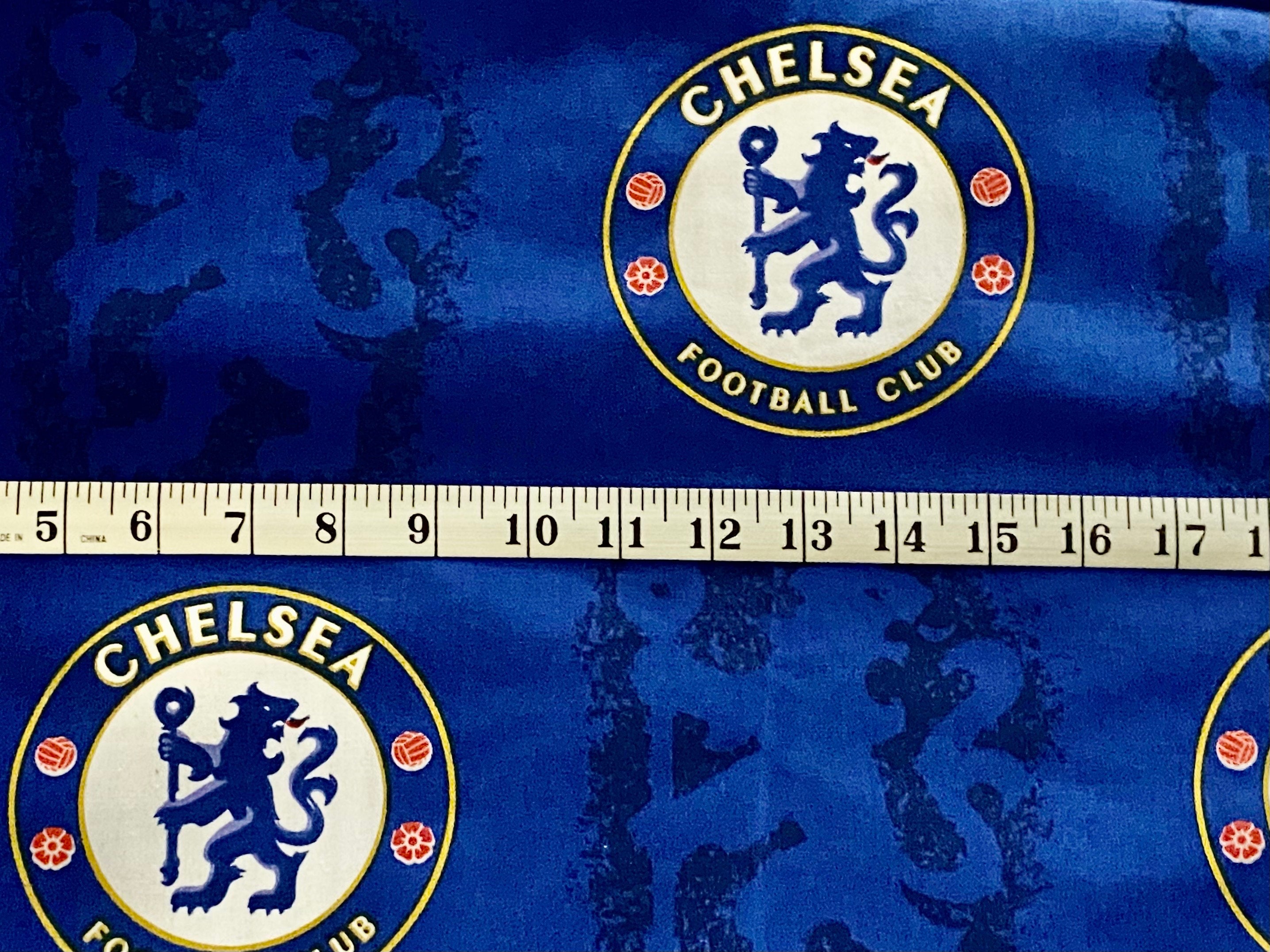 New FQ Chelsea Football Club 100% Cotton Fabric - 19” L X 19” W - Etsy