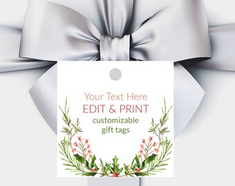 Green Gift Tags | Etsy