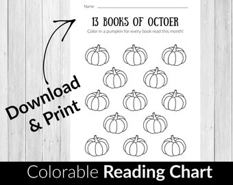 Reading Chart Printable | Etsy