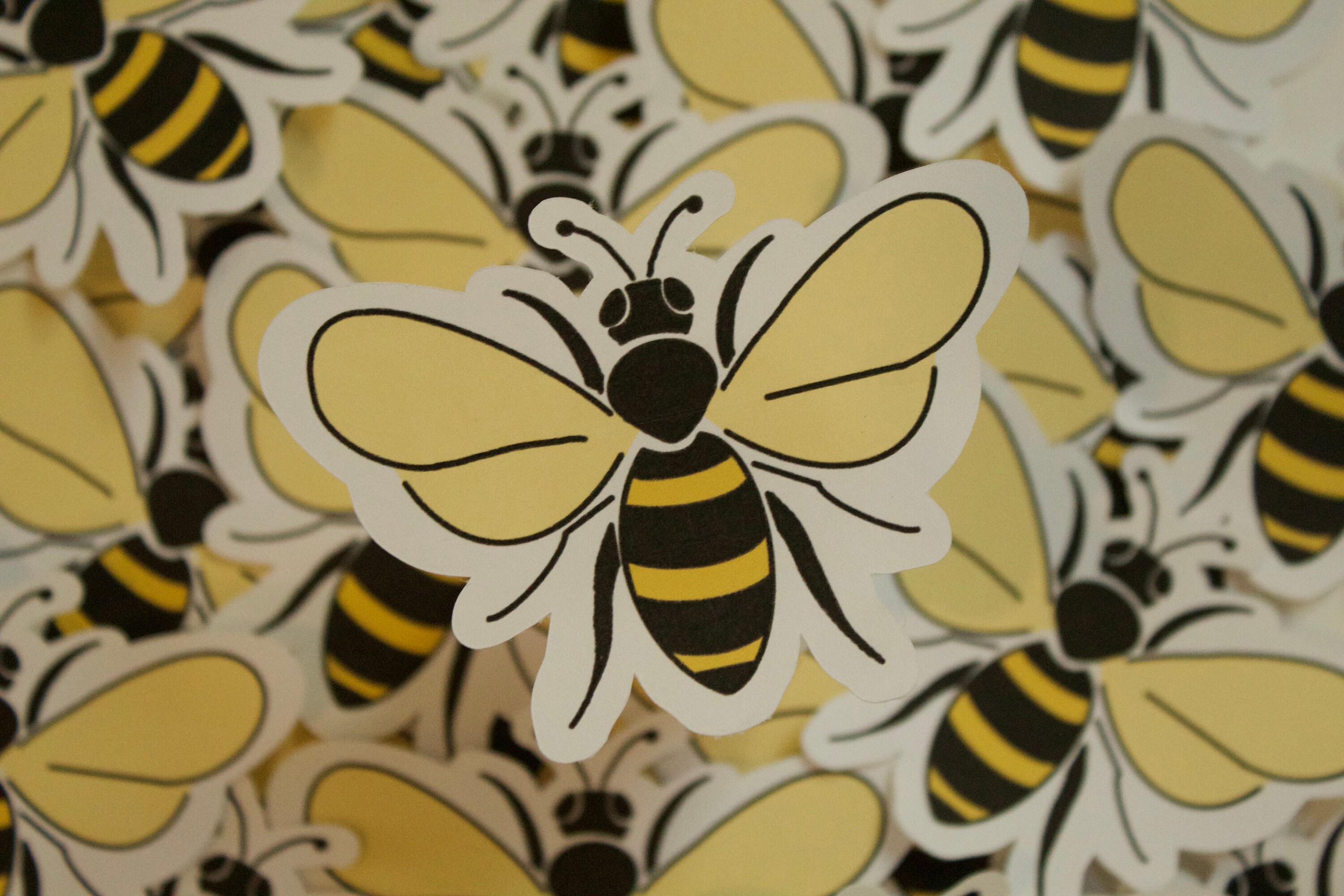 Honey Bee/wasp Sticker - Etsy
