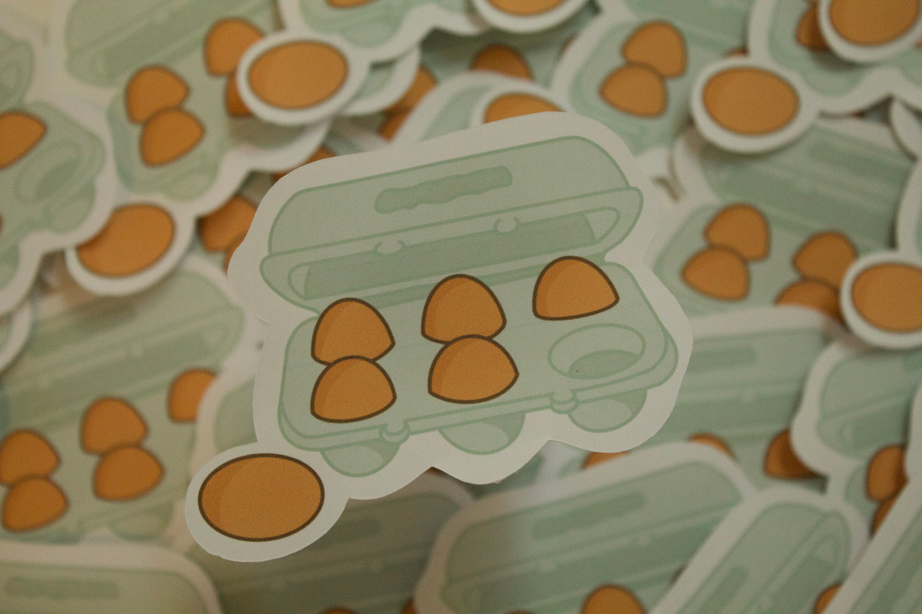 Egg Sticker Pack - Etsy