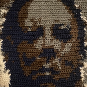 Michael Myers Halloween Crochet Tapestry Pattern (tote Bag) - Etsy