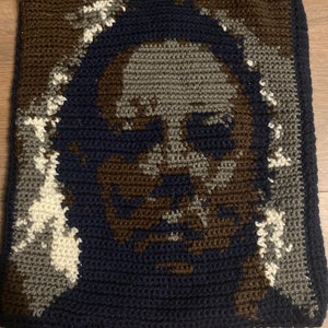 Michael Myers Halloween Crochet Tapestry Pattern (tote Bag) - Etsy