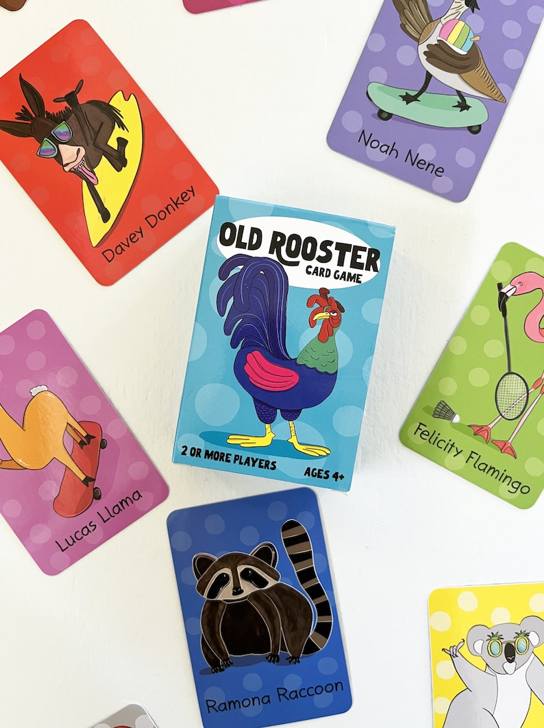 OLD ROOSTER Card Game - Etsy