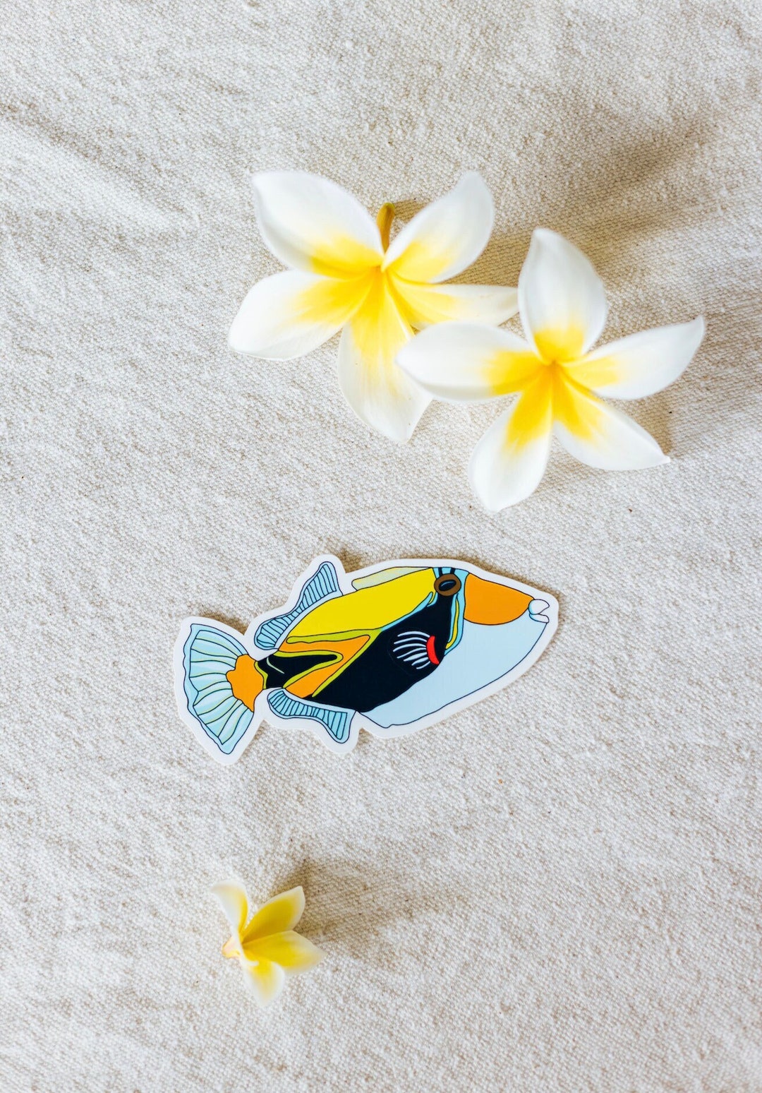 HUMUHUMUNUKUNUKUAPUA'A FISH Sticker - Etsy