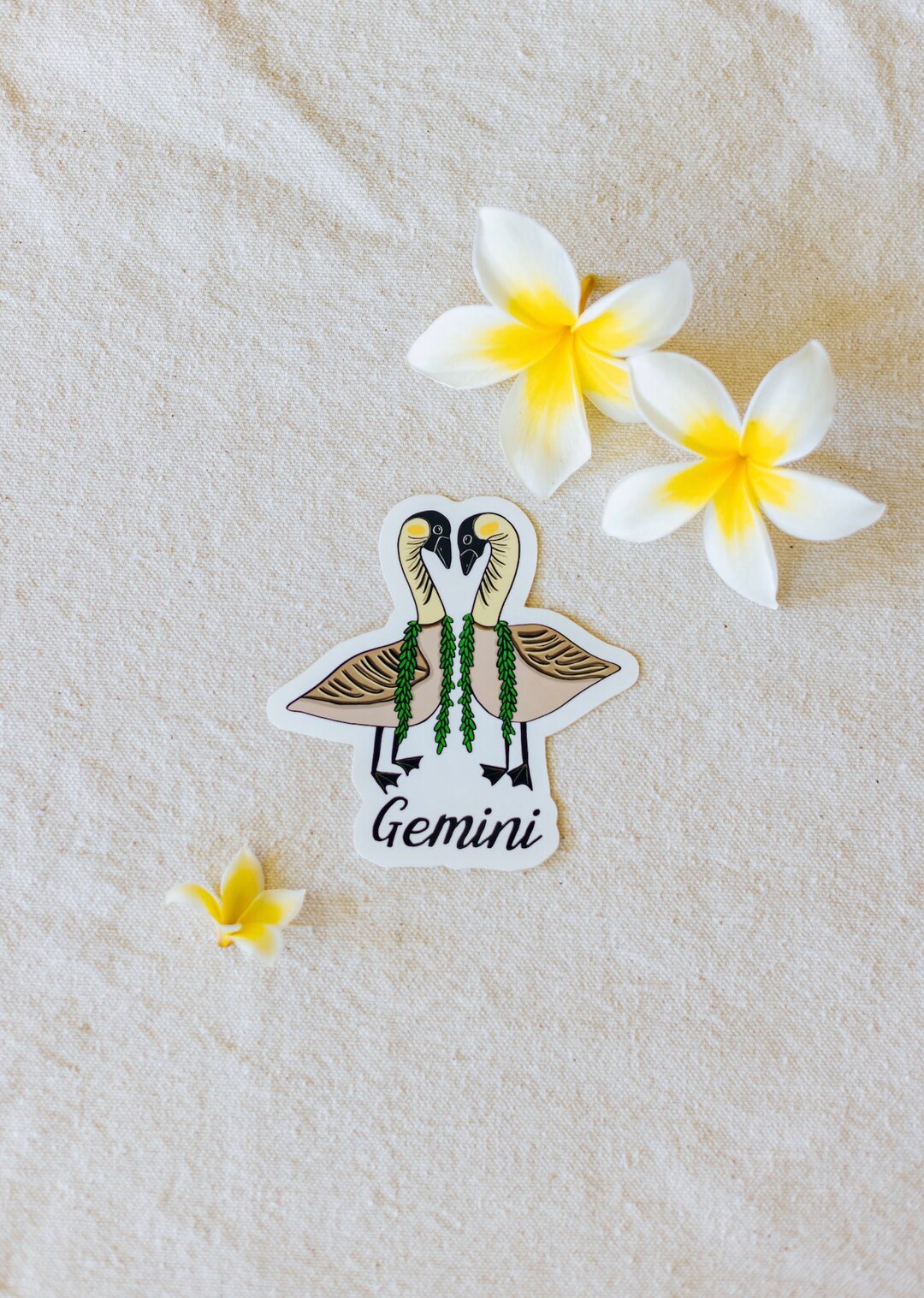 GEMINI STICKER, Zodiac, Star Sign, Sticker, Twins, Nene, Goose - Etsy