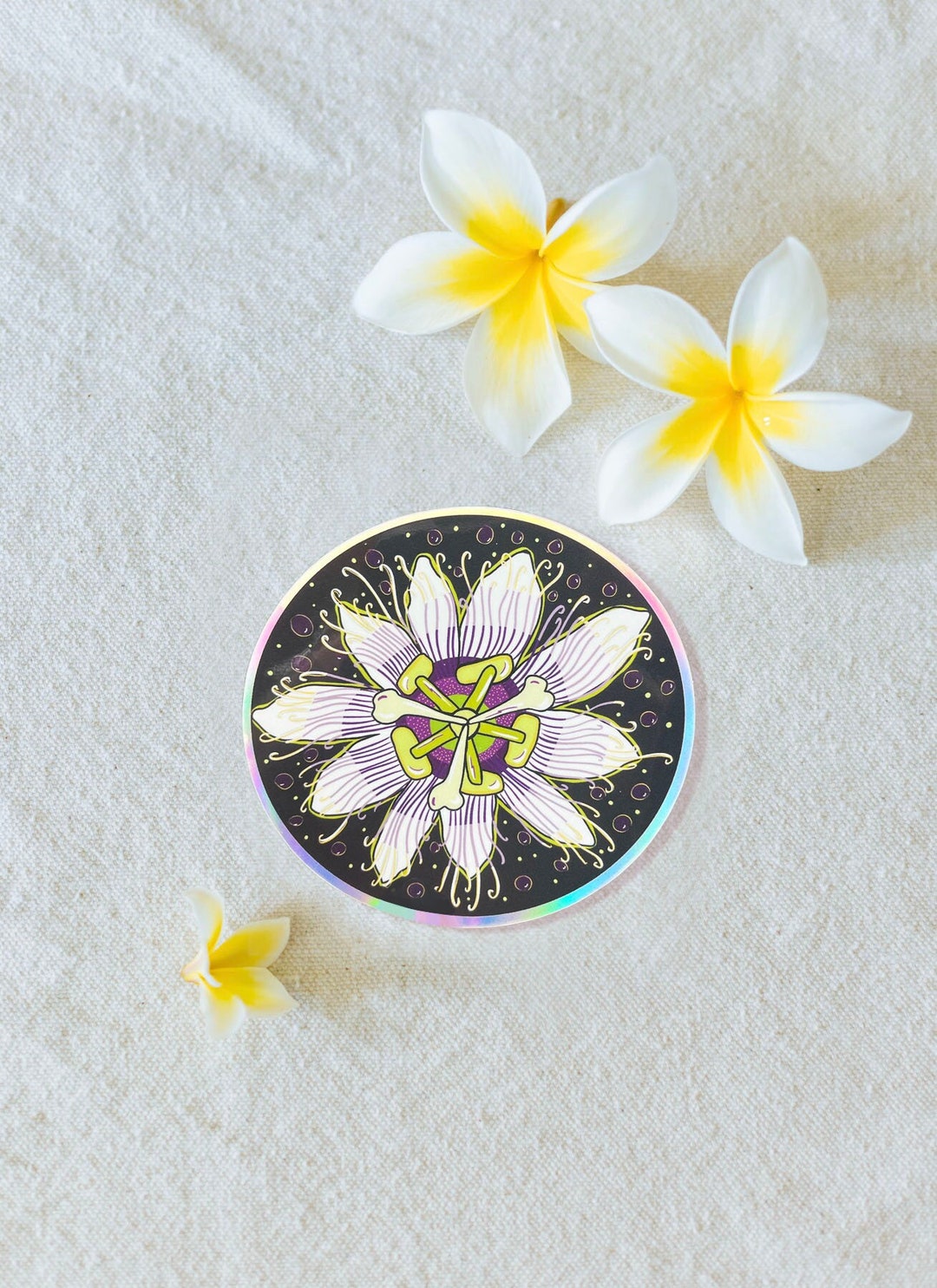 LILIKOI FLOWER Sticker - Etsy