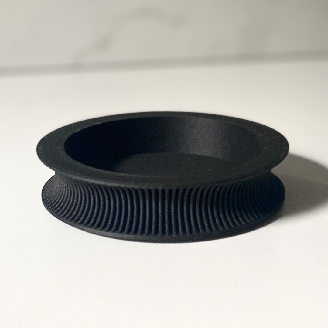 Stacking "curvy Coaster" Black Wood Matte Finish Mid Century Modern - Etsy