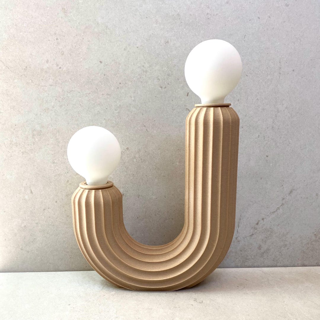 Wood "saguaro LAMP” Modern Boho - Etsy