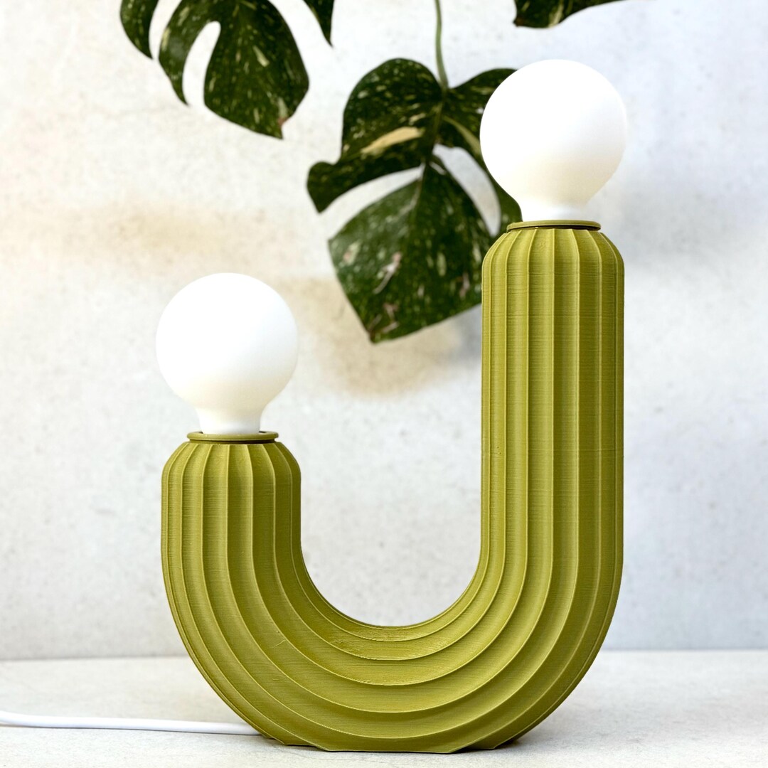 Mustard Green "saguaro LAMP” Modern Boho - Etsy