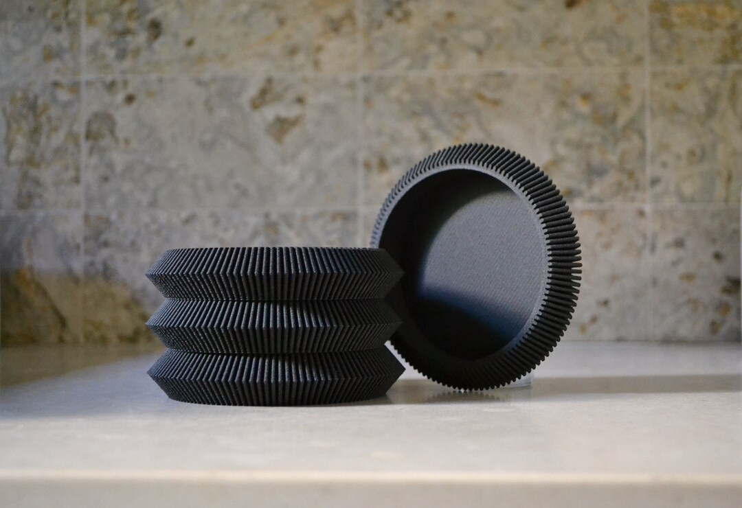 Stacking Wood Coasters- "black Pagoda" - Etsy