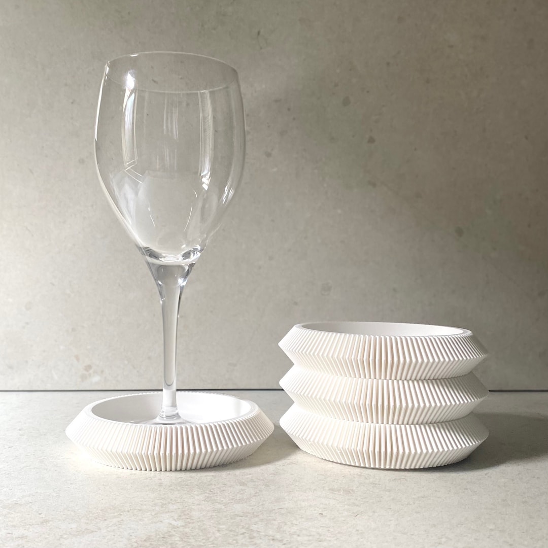 Stacking "pagoda Coaster" off White Finish - Etsy