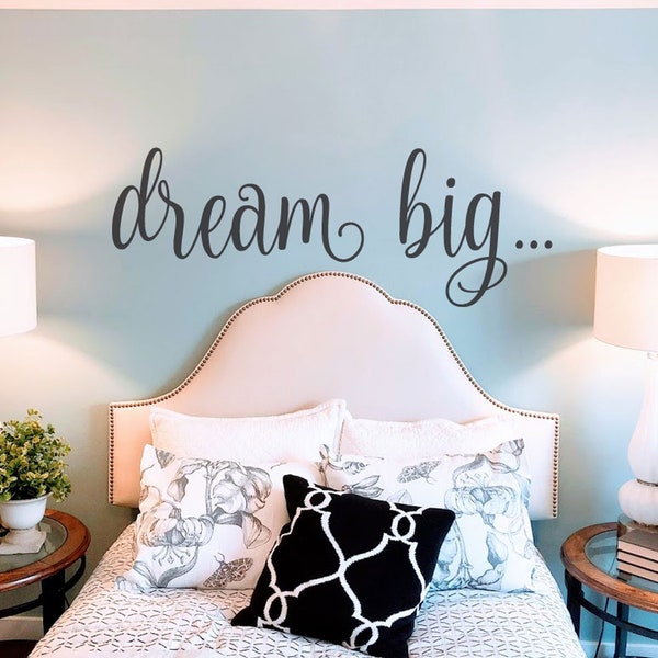 Dream Big Decal - Etsy