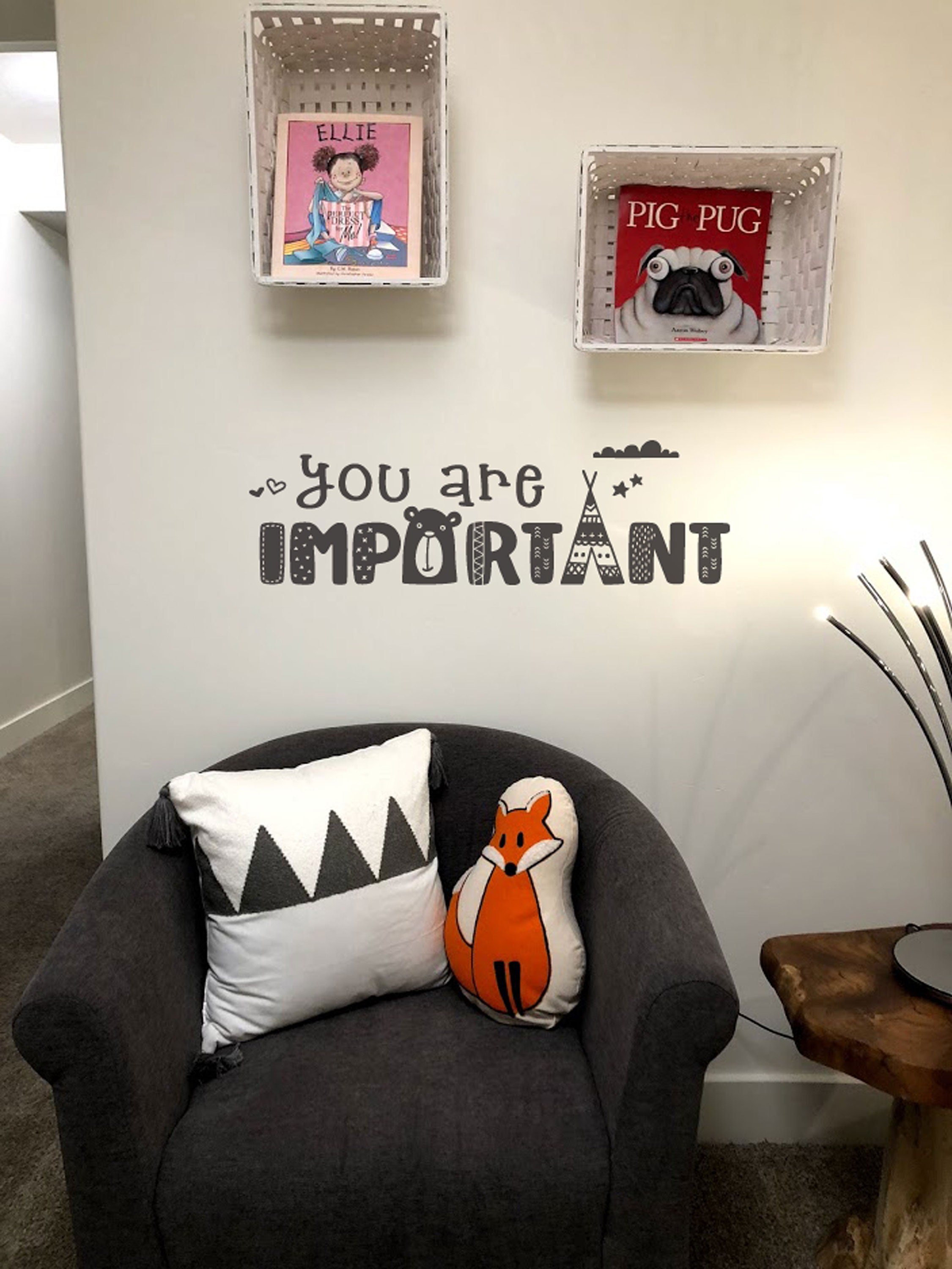 You are Important Wall Decal Decal For The kid Bedroom | Etsy