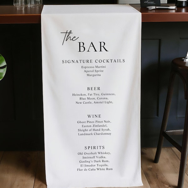 Wedding Bar Sign - Etsy