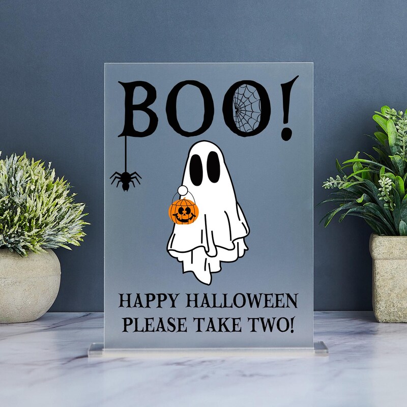 Trick or Treat Sign - Etsy