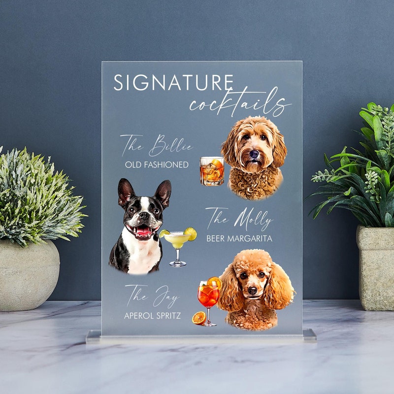 Cocktail 3 Animal Signs - Etsy UK