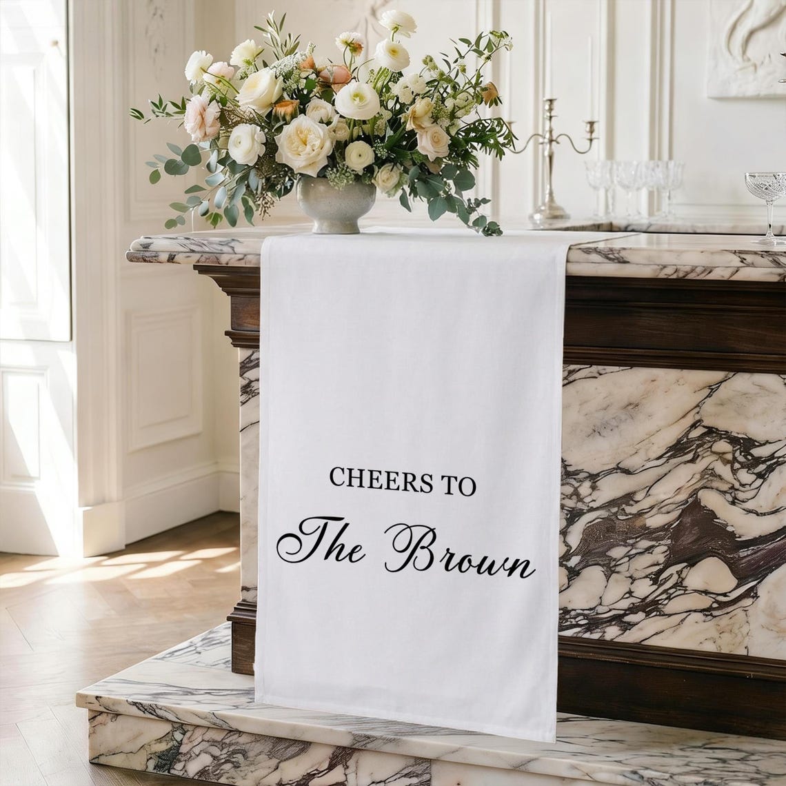 Custom Fabric Bar Menu Sign, Fabric Welcome Sign, Cotton Wedding ...