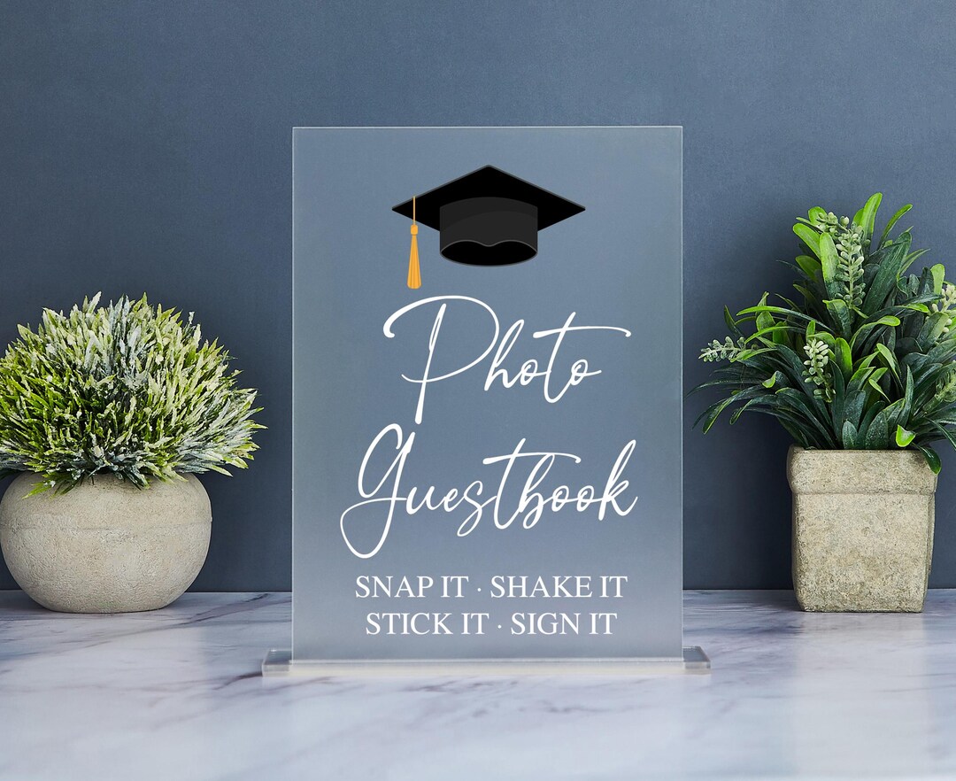 Graduation Photo Guestbook Sign,photo Guest Book Sign,personalized ...