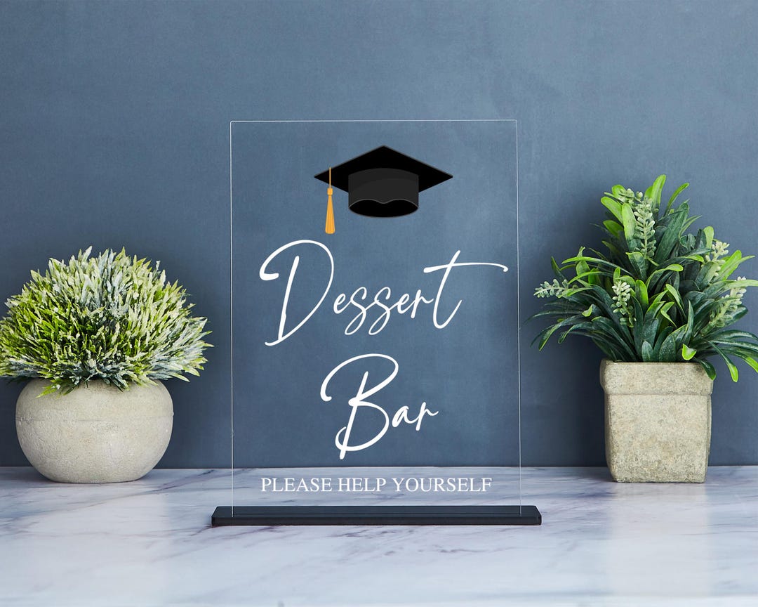Graduation Dessert Table Sign, Graduation Treat Table Sign, Graduation ...