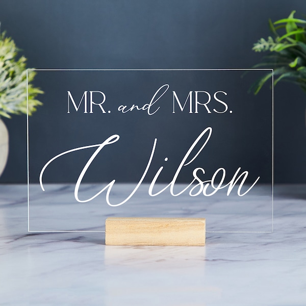 Acrylic Wedding Decor - Etsy