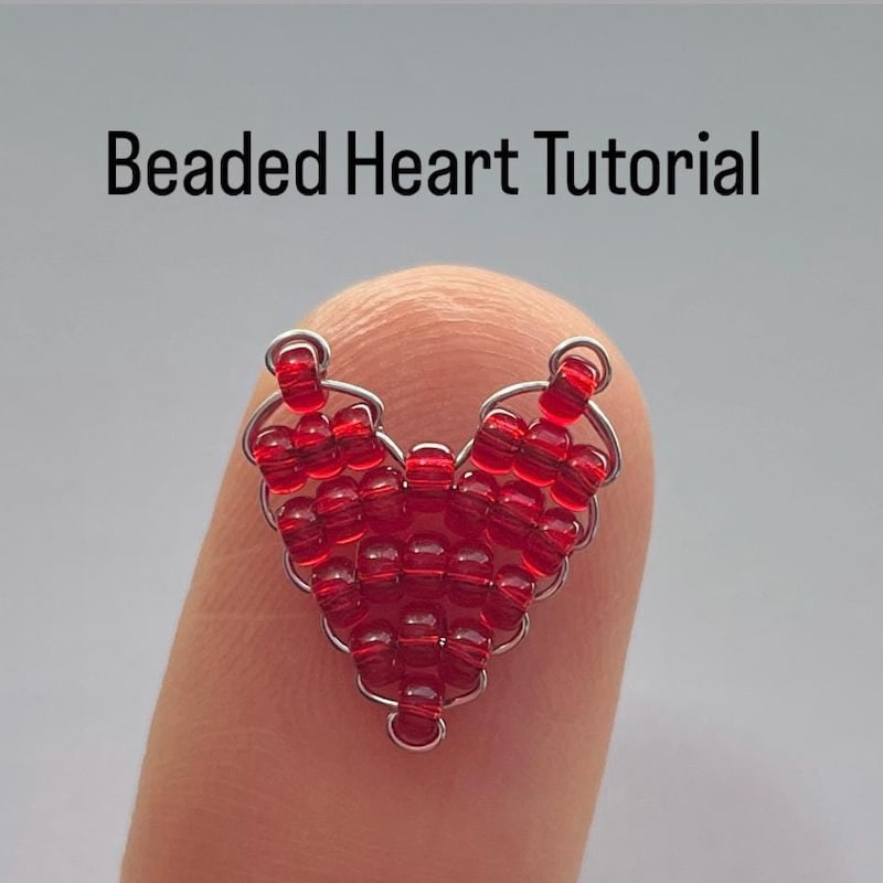 Bead Heart Tutorial - Etsy