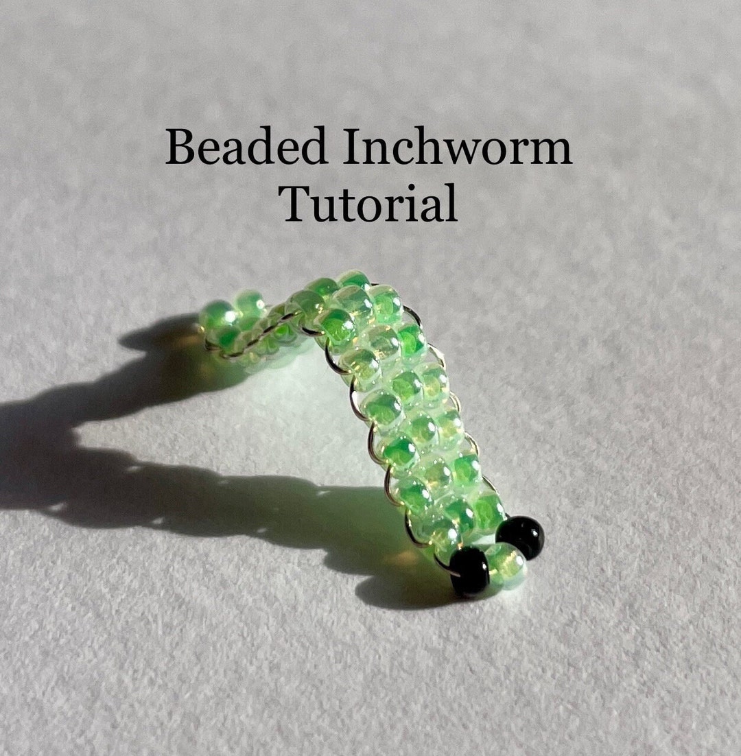 Easy Beaded Inchworm Tutorial - Etsy