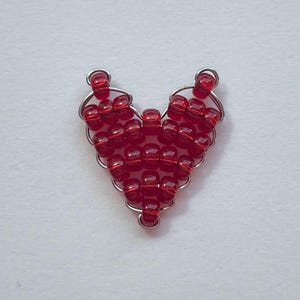 Beaded Heart Tutorial - Etsy