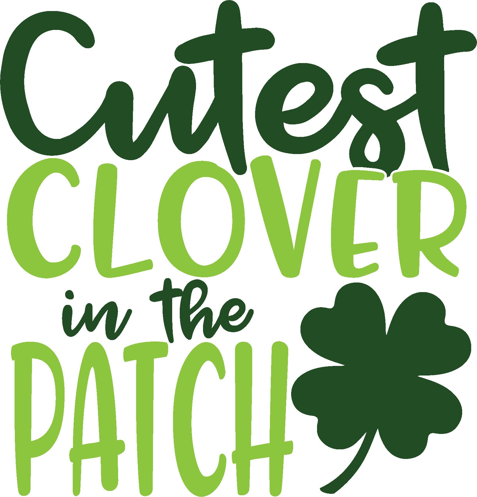 Cutest Clover in the Patch, Kids St Patricks Day Shirt, St Patrick's ...